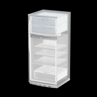 Refrigerator with Interior - 3D Model by Nivora