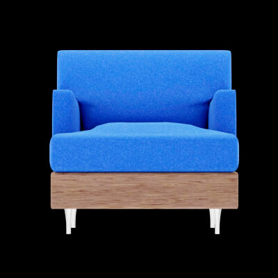 Sofa Chair Furniture - 3D Model by Nivora