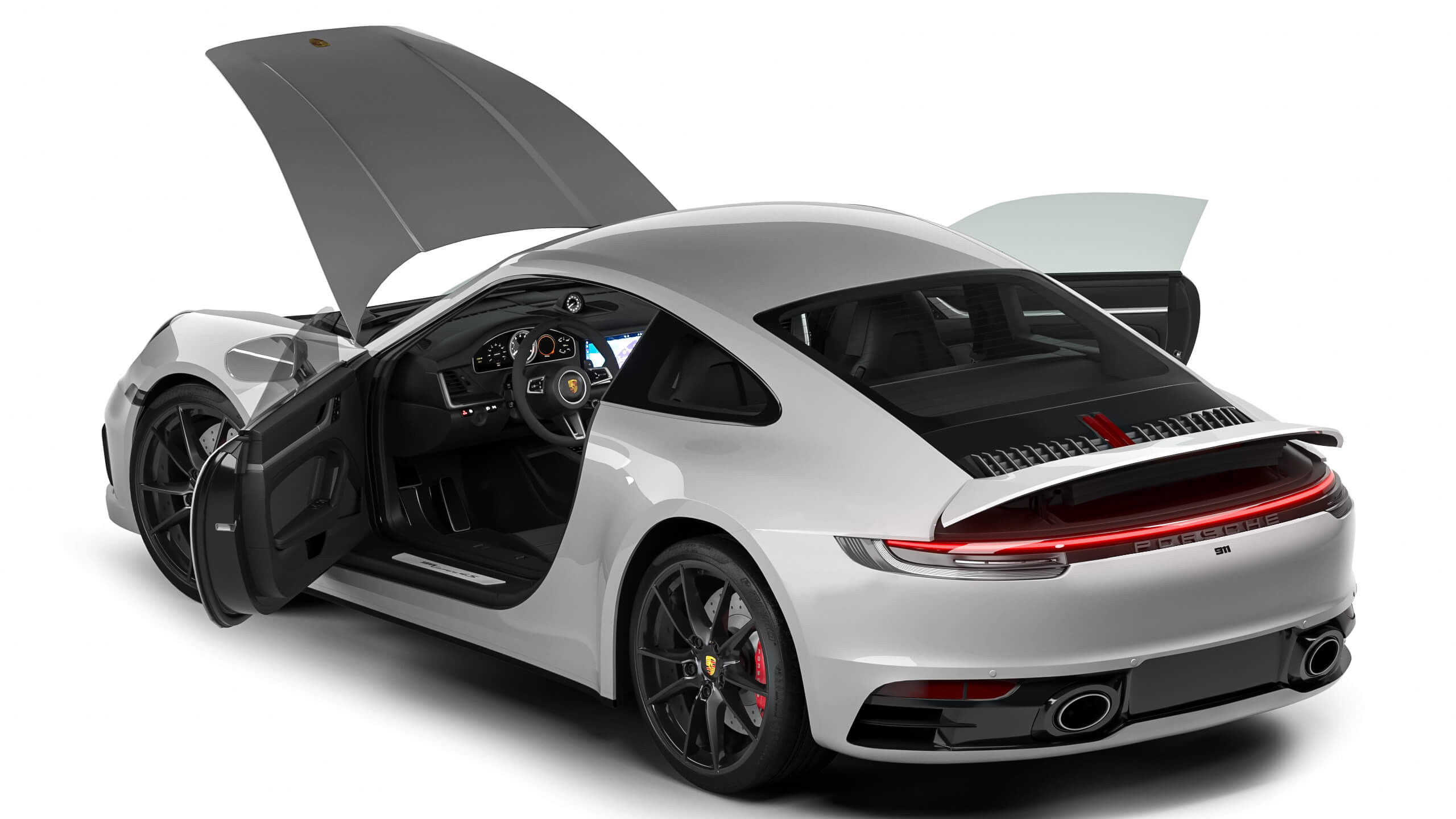 Porsche 911 Carrera 4S - 3D Model by NLM Team
