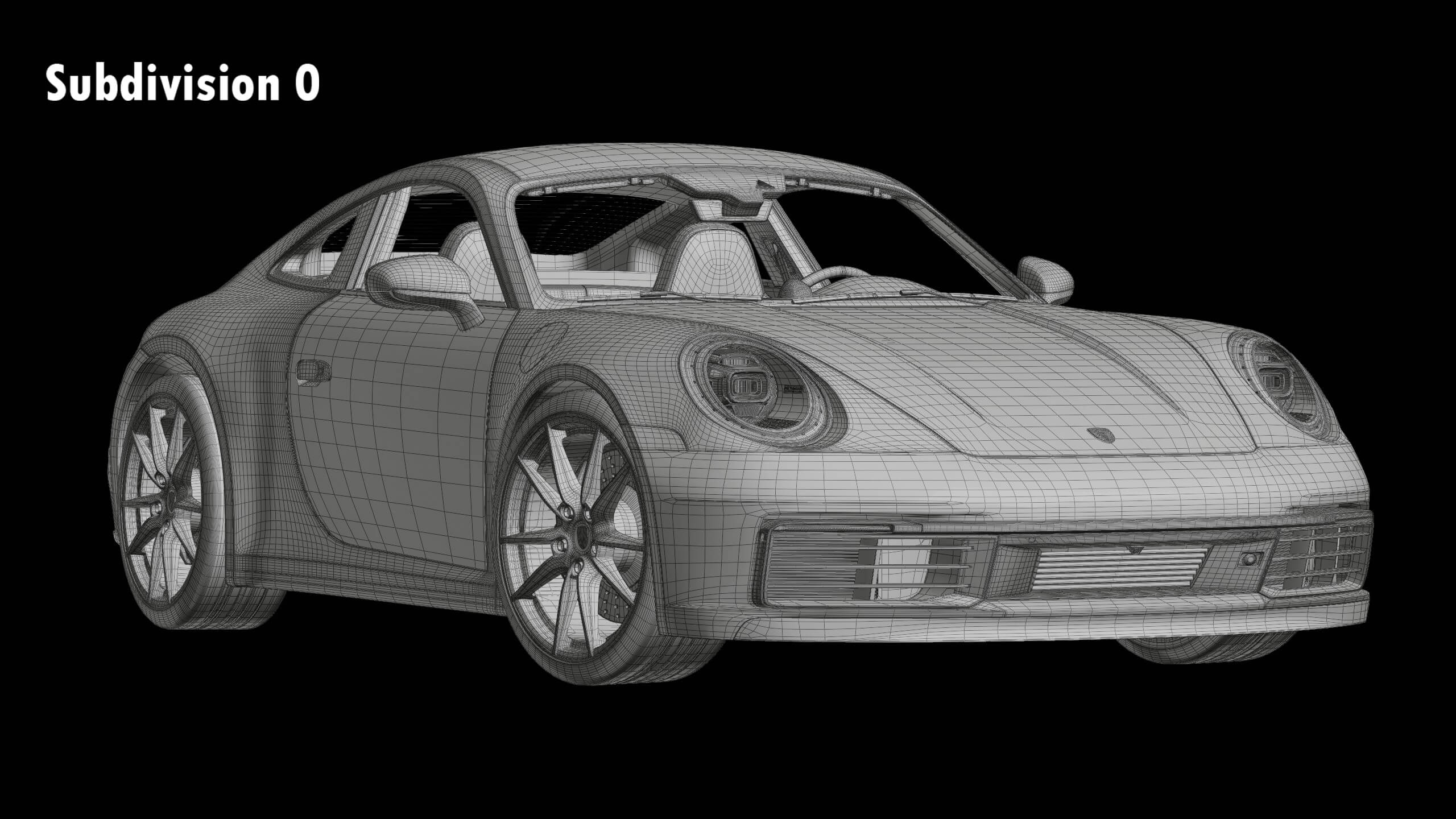 Porsche 911 Carrera 4S - 3D Model by NLM Team