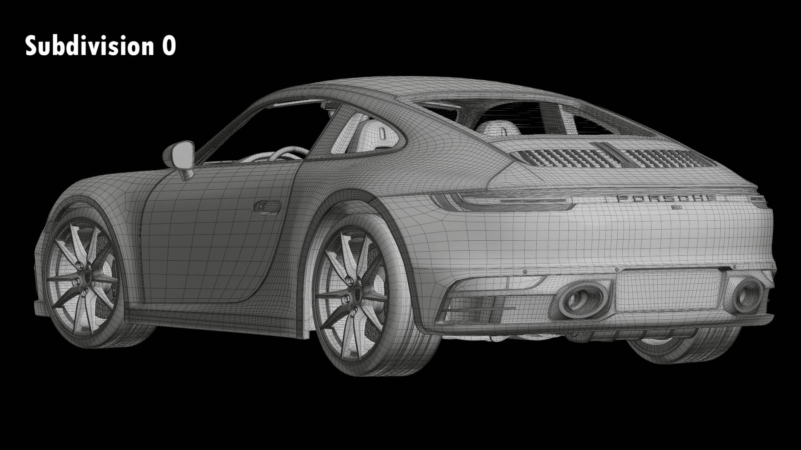 Porsche 911 Carrera 4S - 3D Model by NLM Team