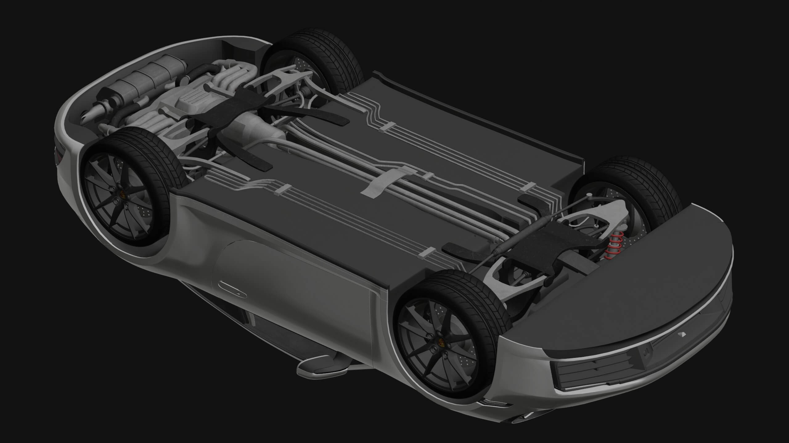 Porsche 911 Carrera 4S - 3D Model by NLM Team