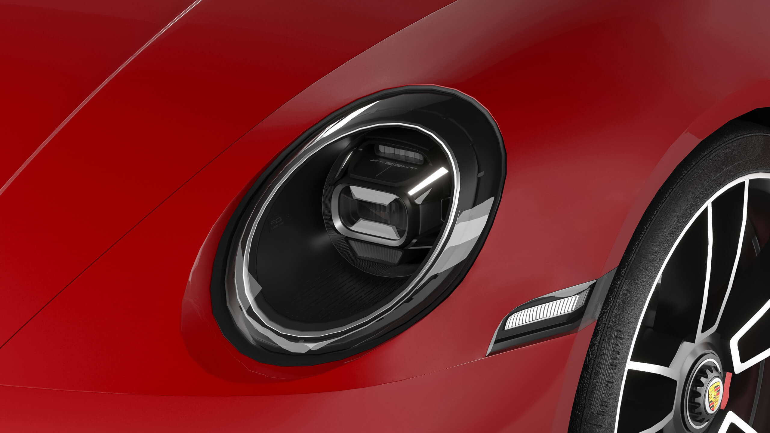 Porsche 911 Turbo S - 3D Model by NLM Team