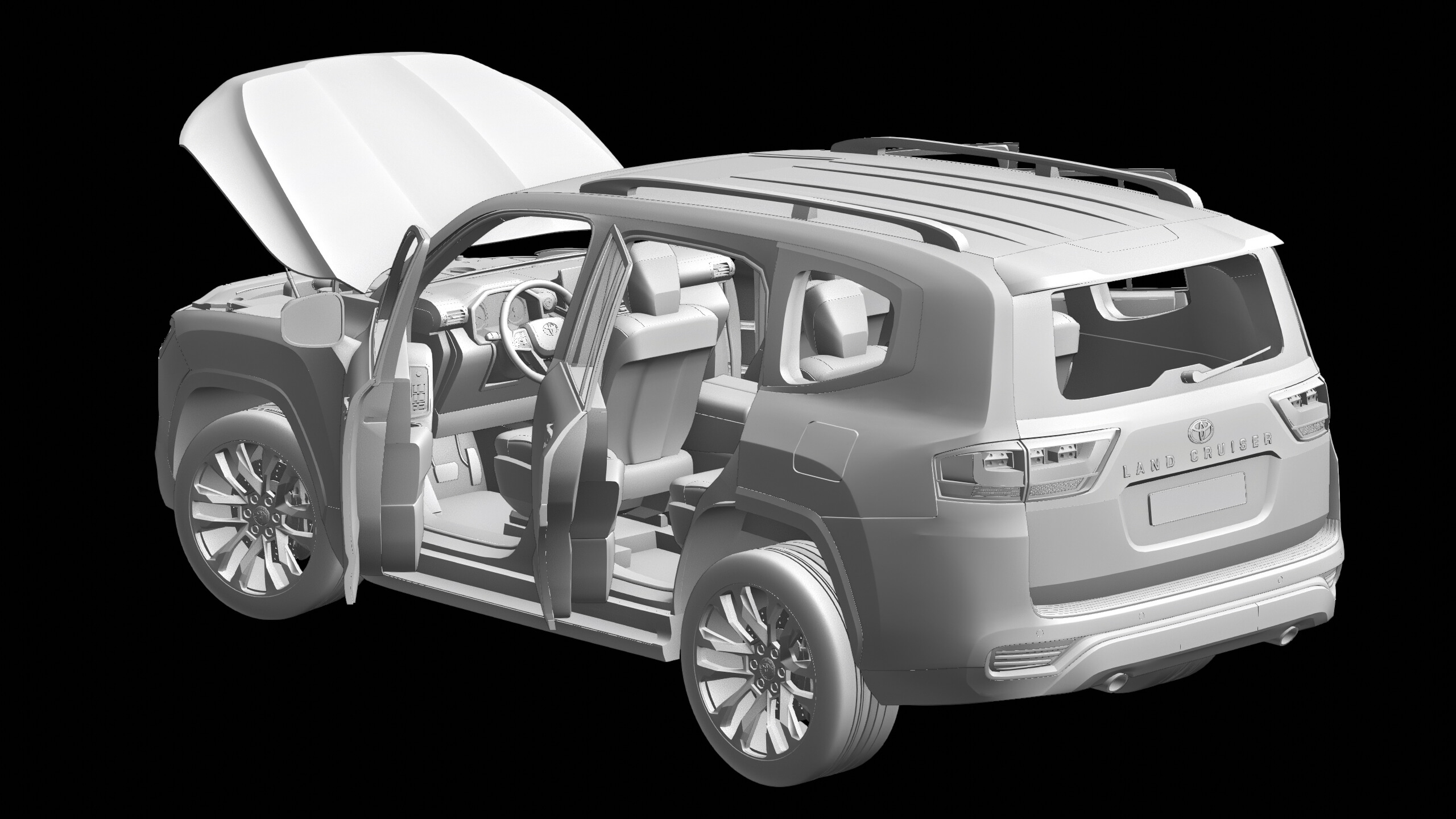 Toyota Land Cruiser 300 - 3D Model by NLM Team