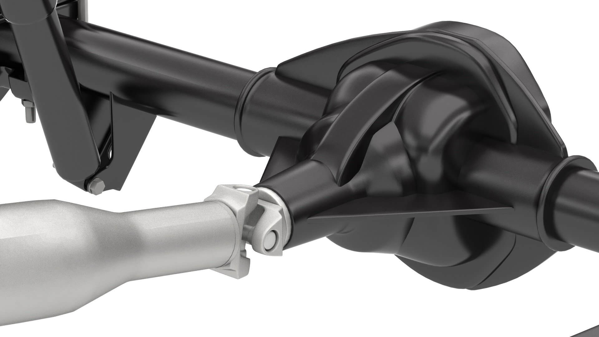 Dually Axle and Driveshaft - 3D Model by nnavas3d