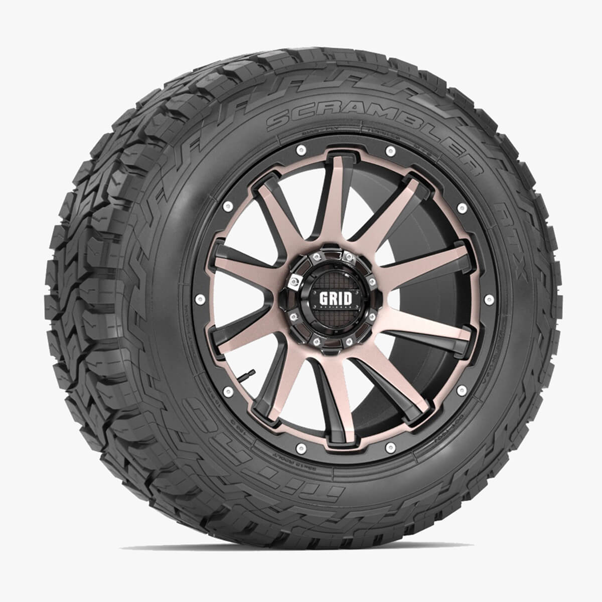 Off Road Wheel and Tire 4 3D Render, Digital Art by nnavas3d