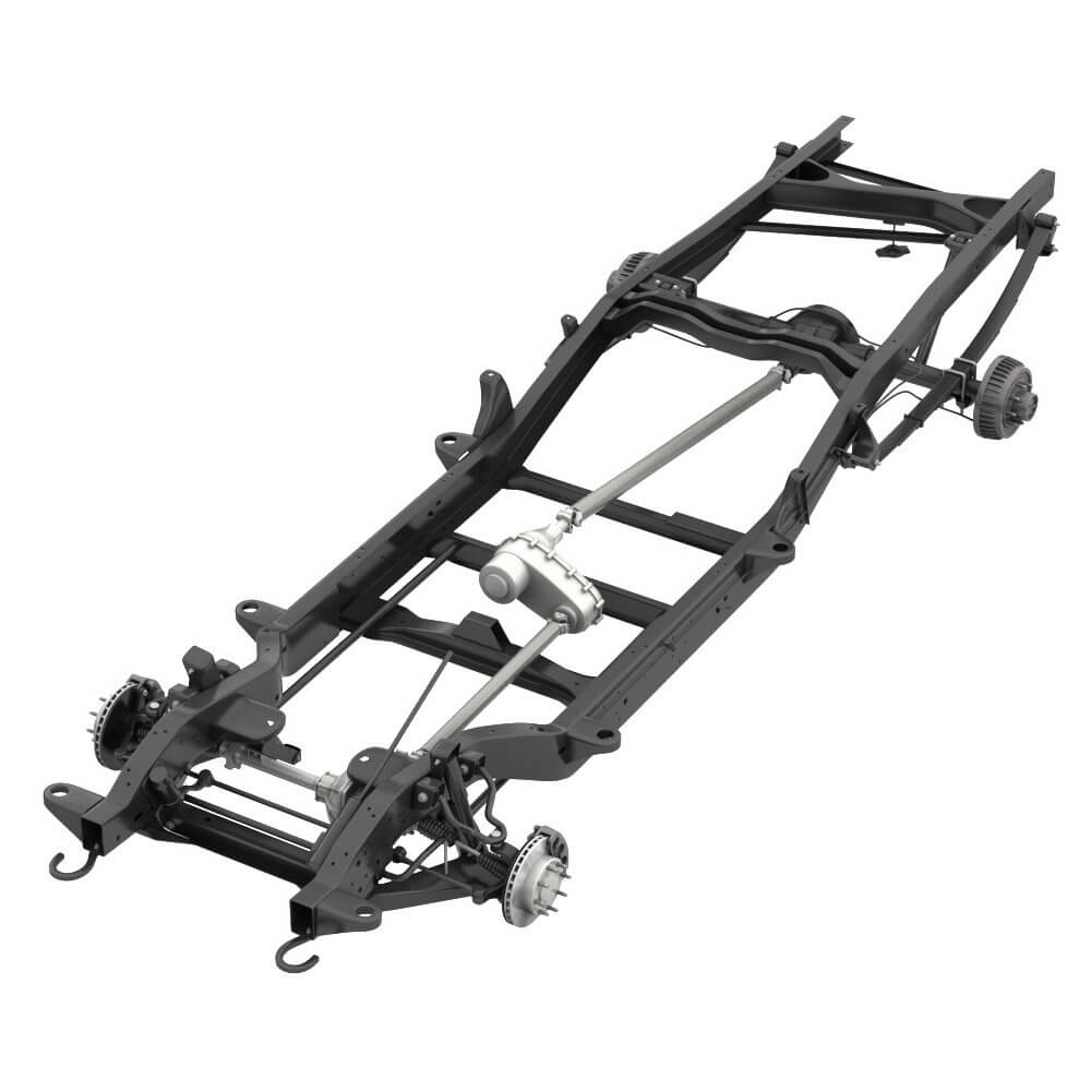 Pickup Truck Chassis 7 3D Render, Digital Art by nnavas3d