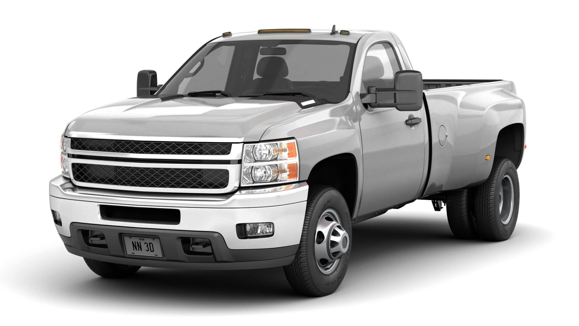 Generic Dually Pickup Truck 16 3D Model