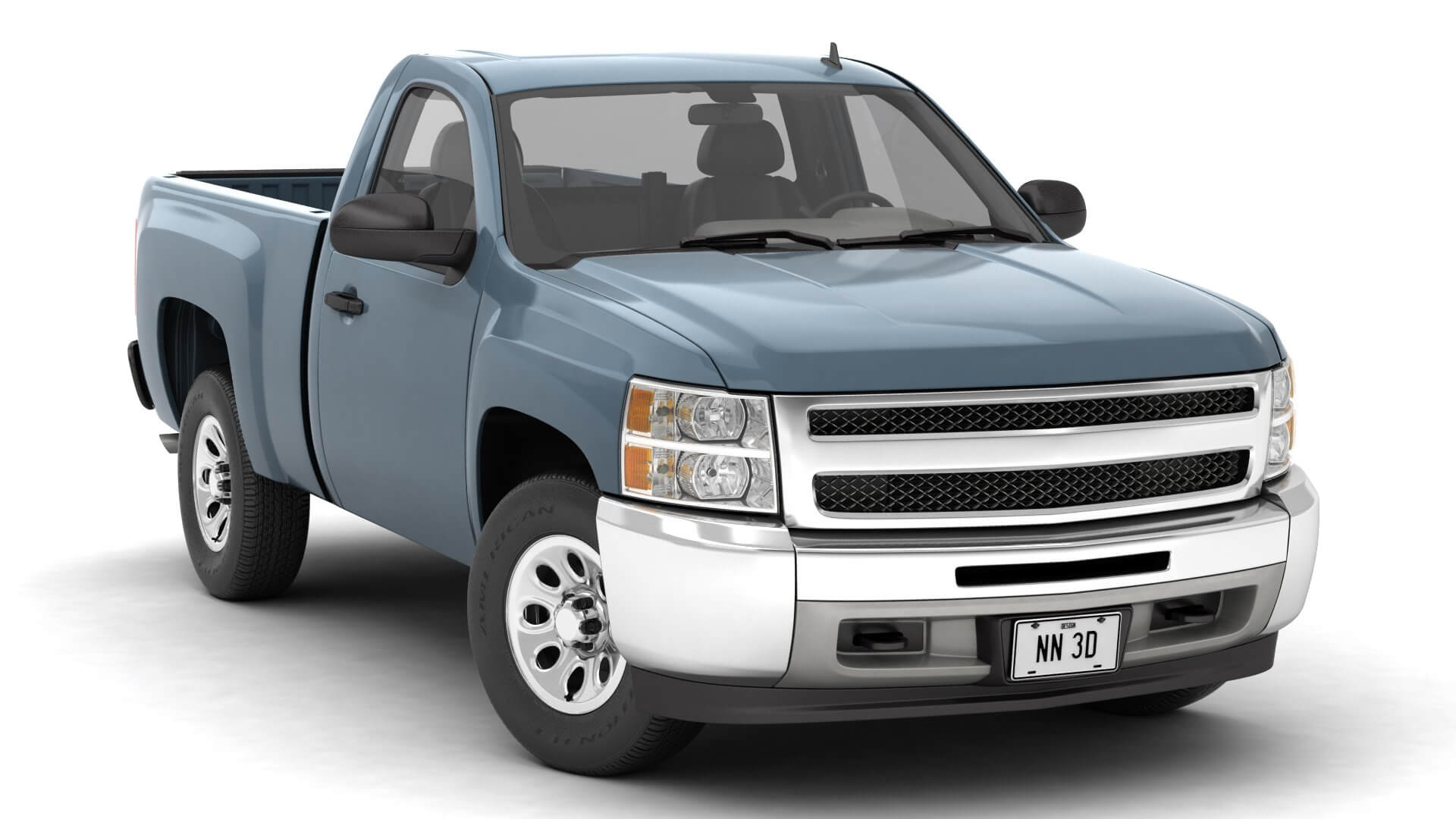 Generic Pickup Truck 13 - 3D Model by nnavas3d