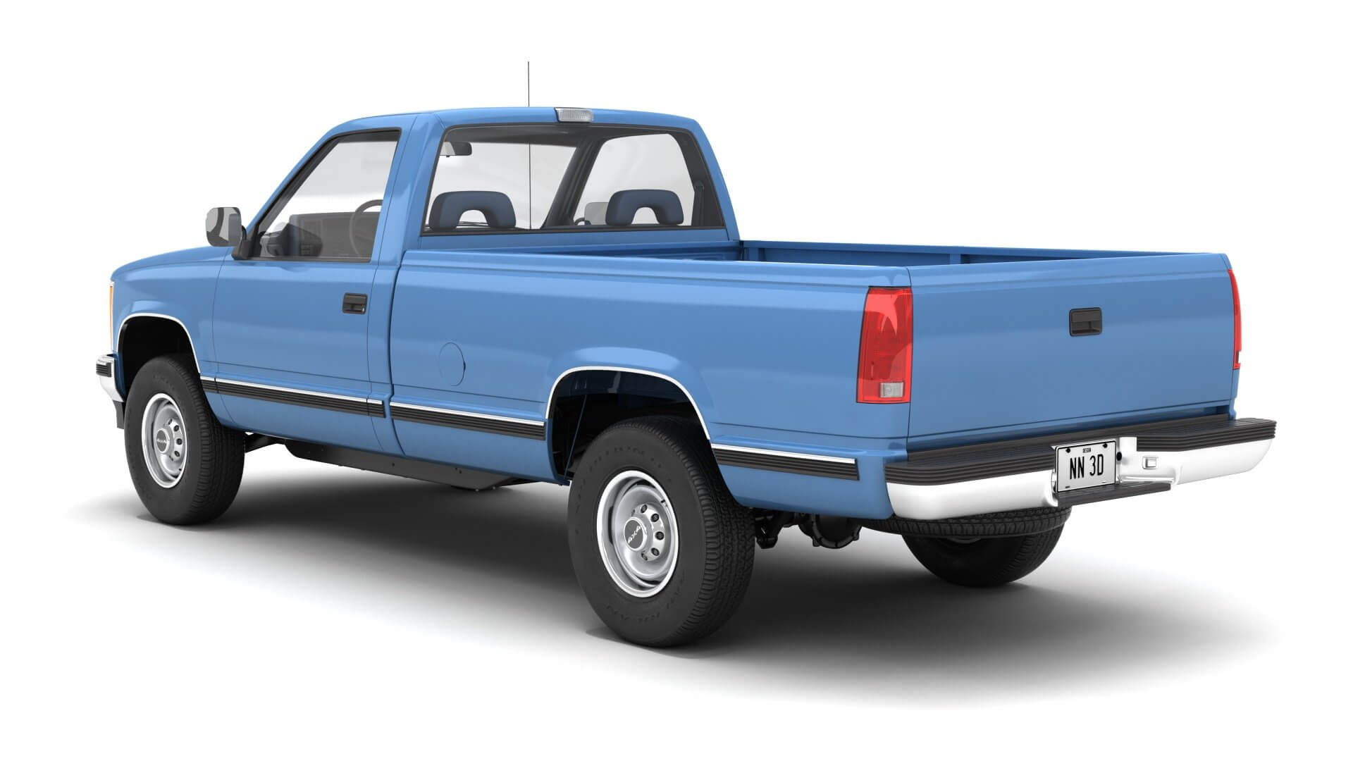 Generic Pickup Truck 23 - 3D Model by nnavas3d