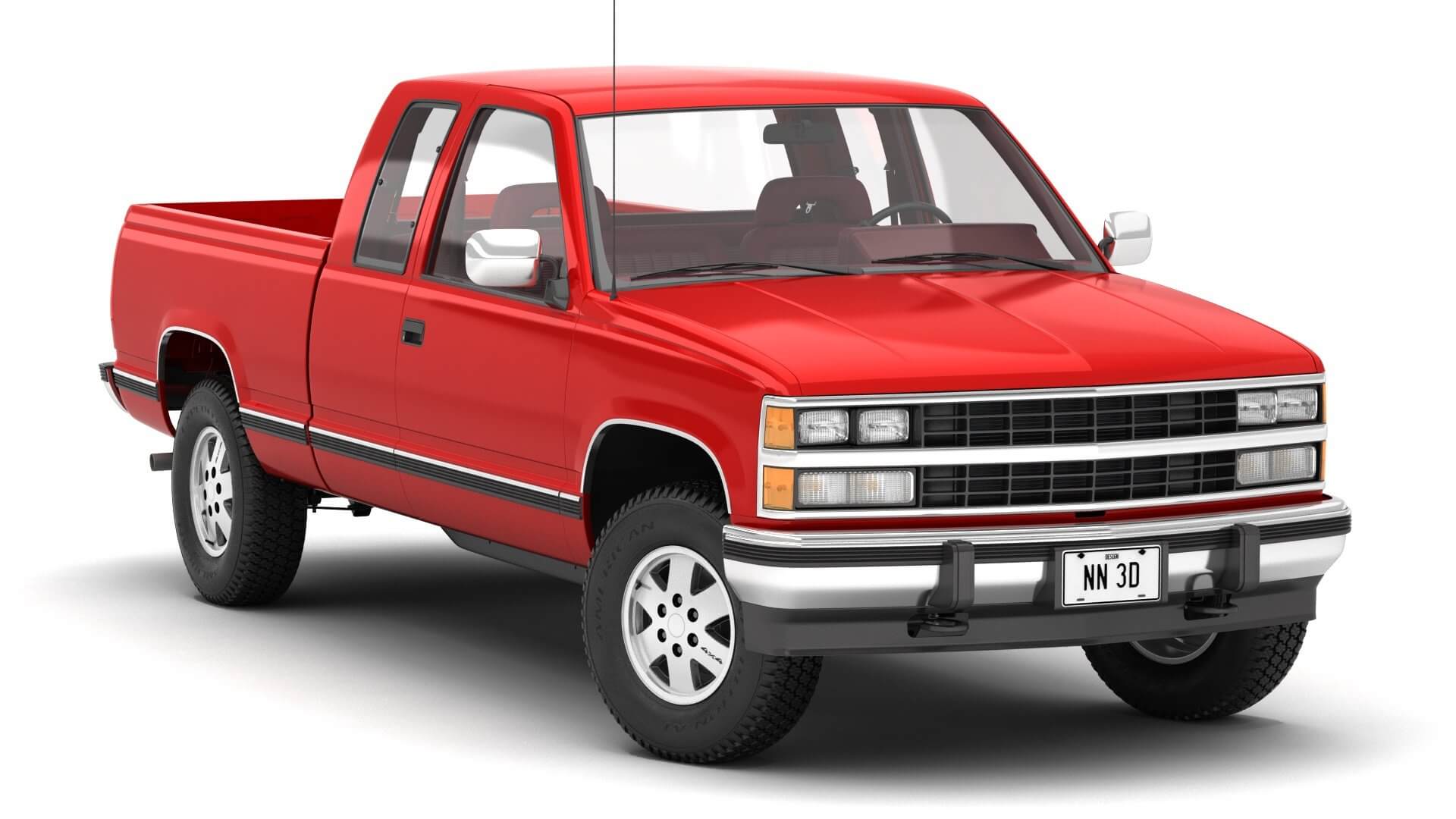 Generic Pickup Truck 25 - 3D Model by nnavas3d