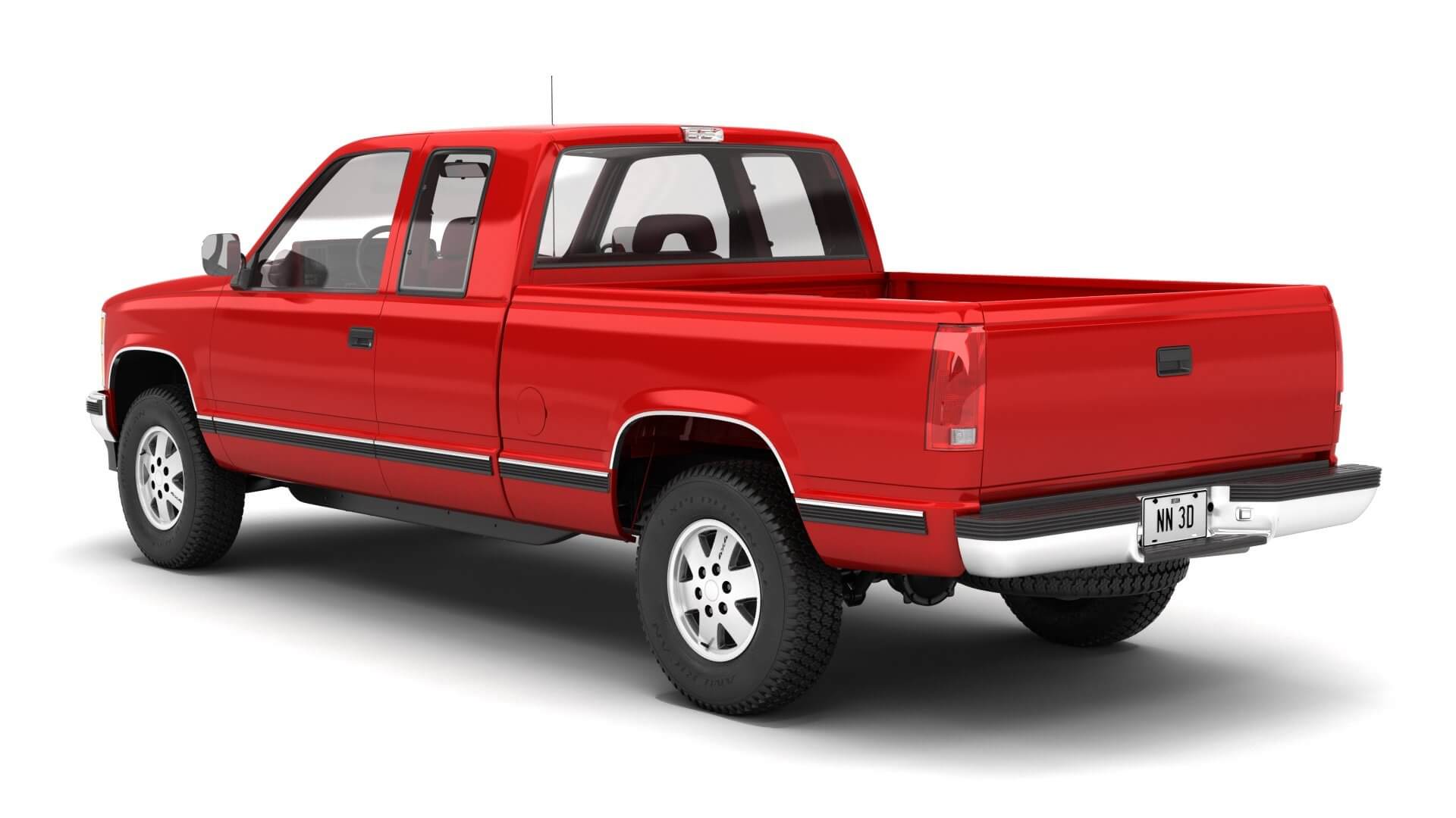 Generic Pickup Truck 25 - 3D Model by nnavas3d