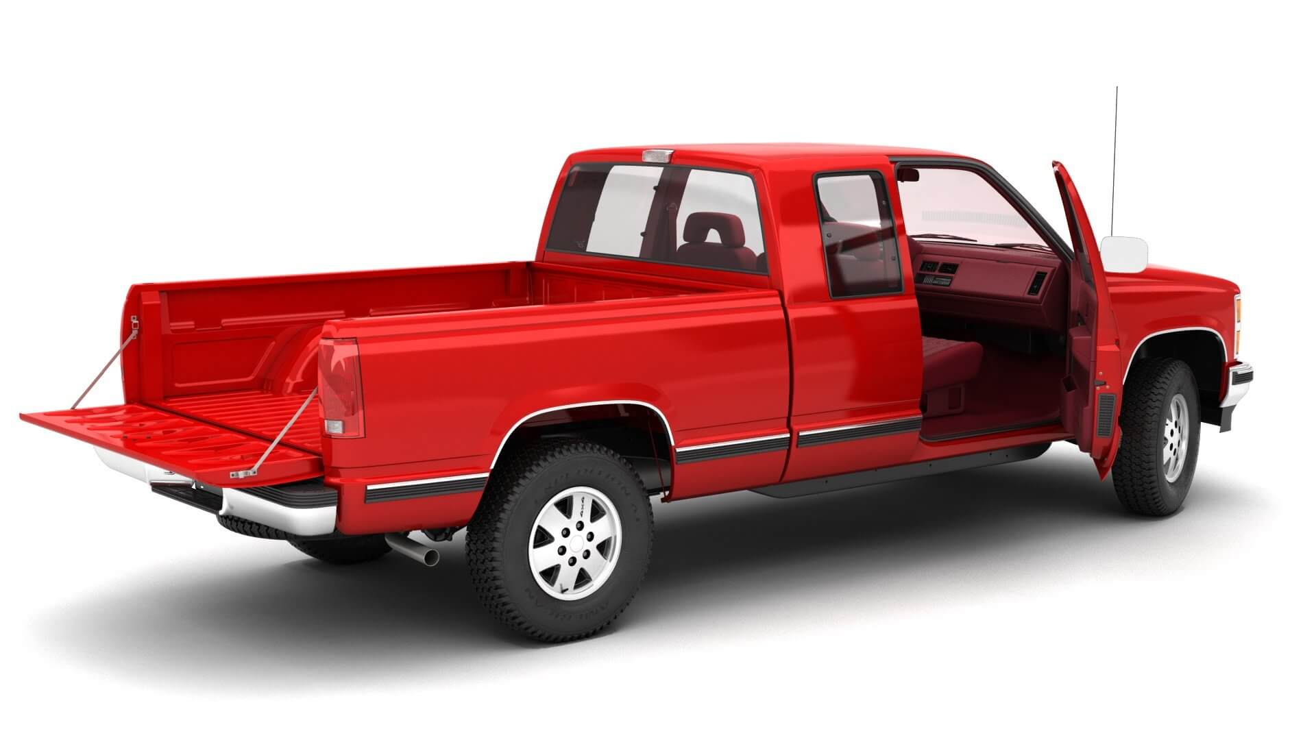 Generic Pickup Truck 25 - 3D Model by nnavas3d