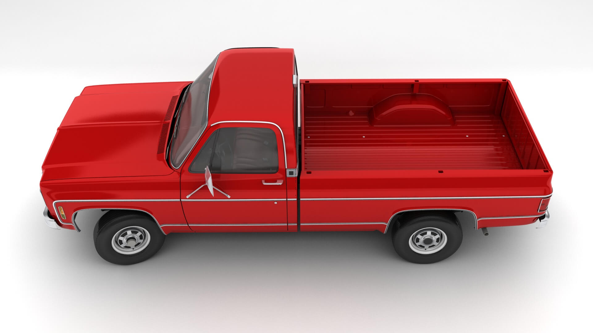 Generic Pickup Truck 7 - 3D Model by nnavas3d