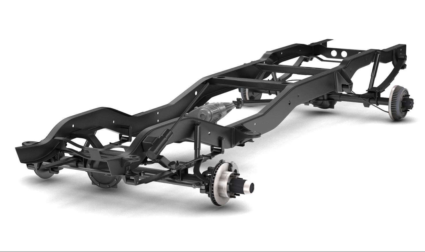 Pickup Truck Chassis 4WD - 3D Model by nnavas3d