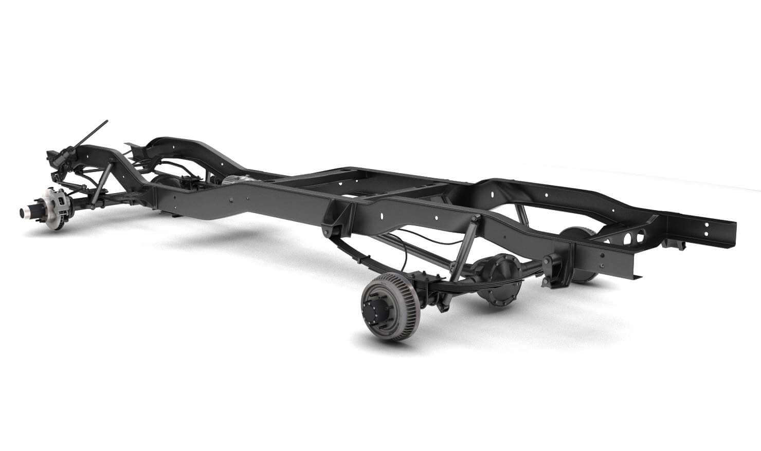 Pickup Truck Chassis 4WD - 3D Model by nnavas3d