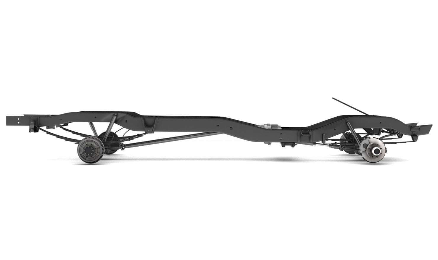 Pickup Truck Chassis 4WD - 3D Model by nnavas3d