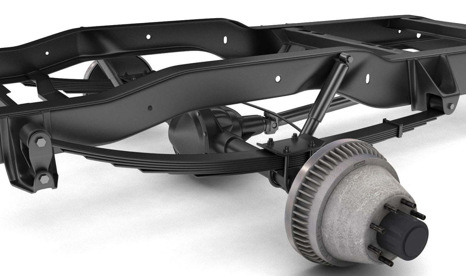 Pickup Truck Chassis Dually 2WD - 3D Model by nnavas3d