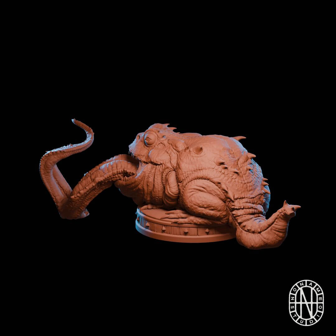 Giant Toad Stl - 3D Model by no name studio