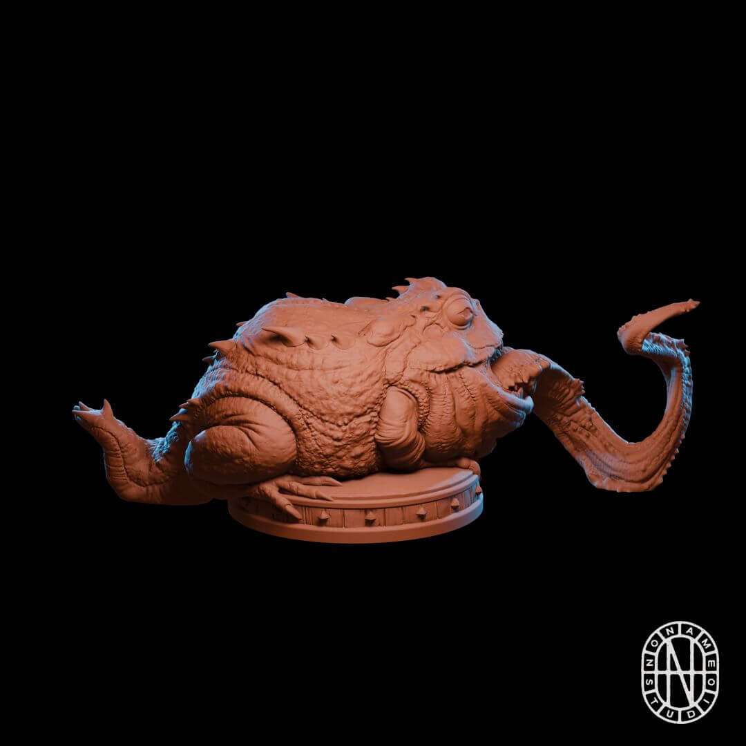 Giant Toad Stl - 3D Model by no name studio