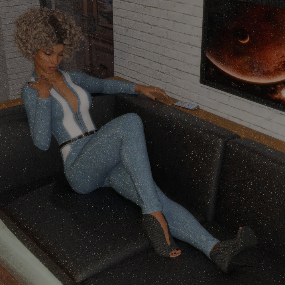 Akila relaxing 3D Render | RenderHub Gallery