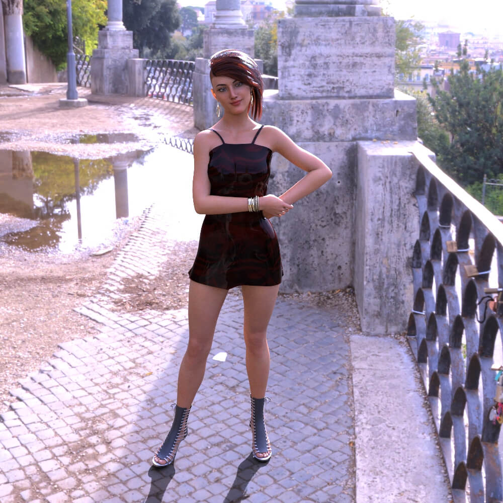 G3 Base Female 1 3D Render, Digital Art by nocprince