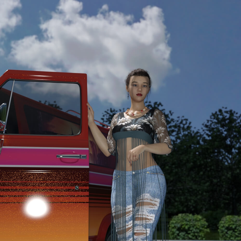 Kyra 2 3D Render, Digital Art by nocprince