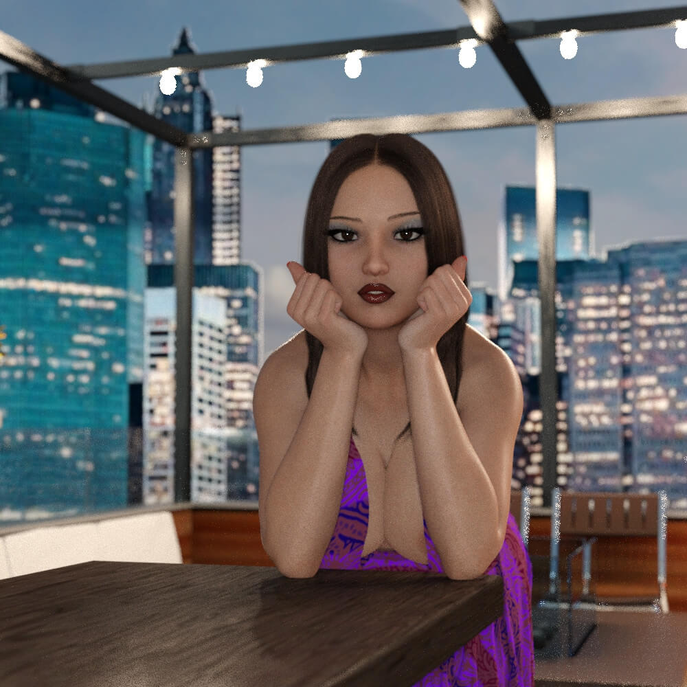 Marlene 3D Render, Digital Art by nocprince