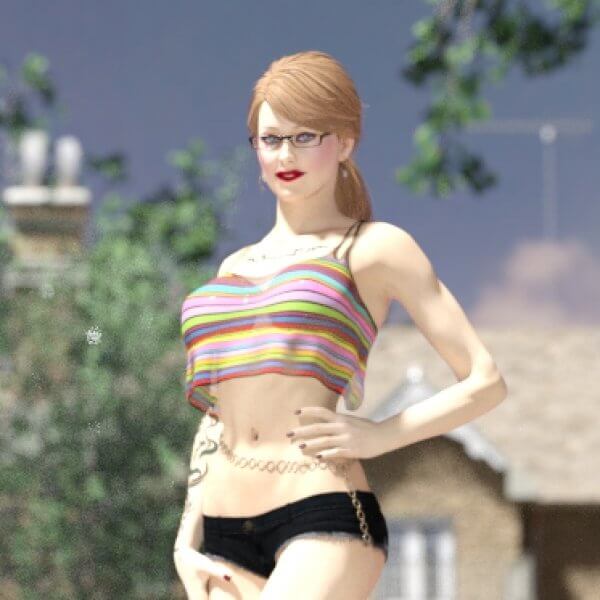 Angela - Poolside Cocktail 2 3D Render | RenderHub Gallery