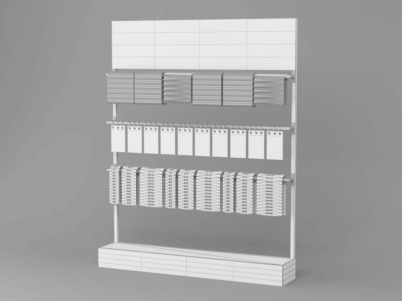 Store Display Stand Conveyor Belt - 3D Model by Noker