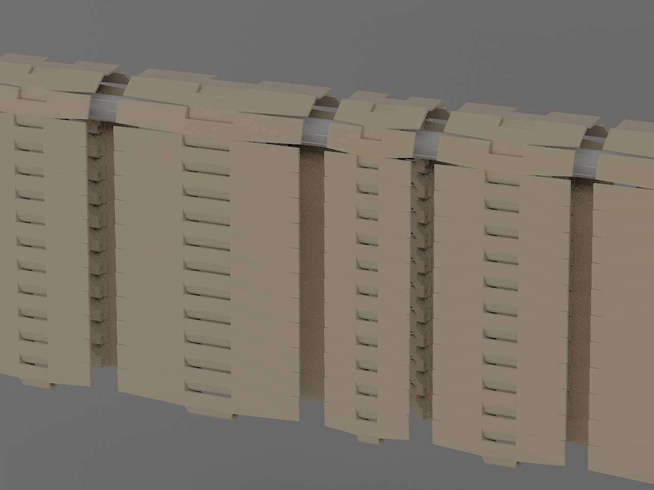 Store Display Stand Conveyor Belt - 3D Model by Noker