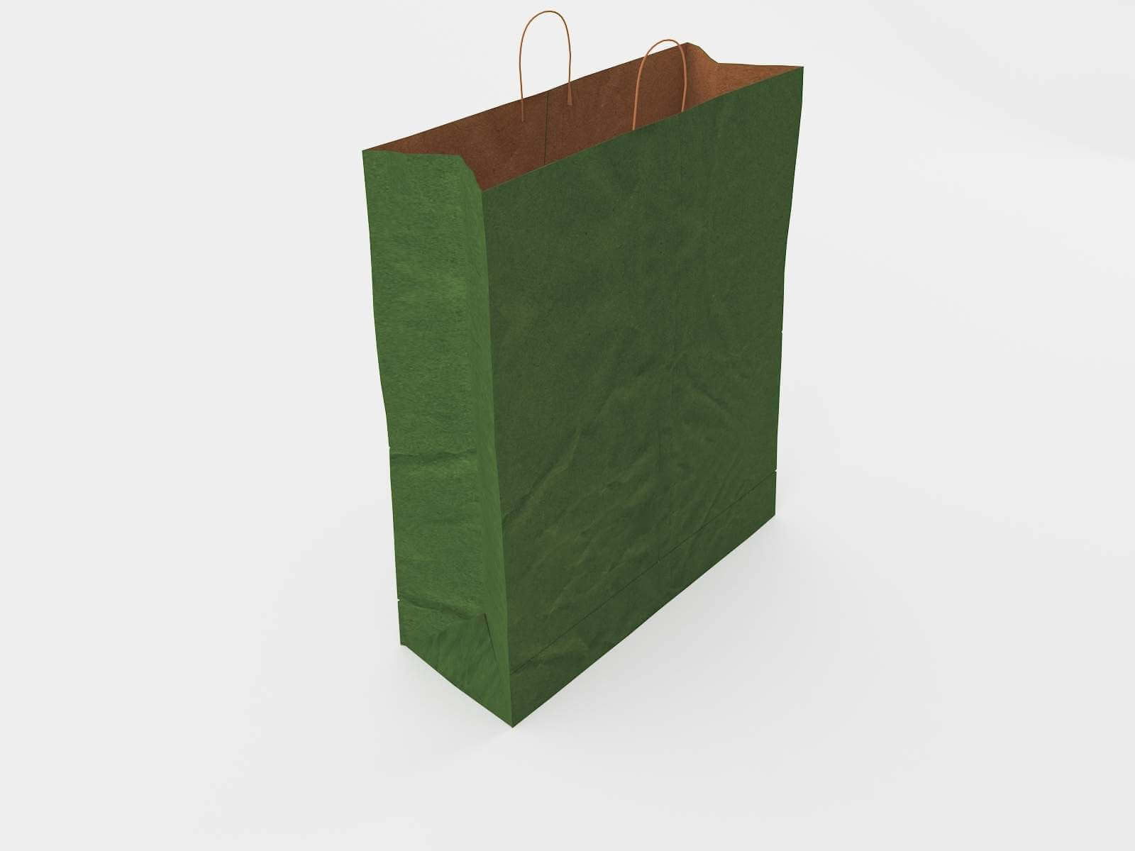 Recycled Paper Bags Pack - 3D Model by Noker