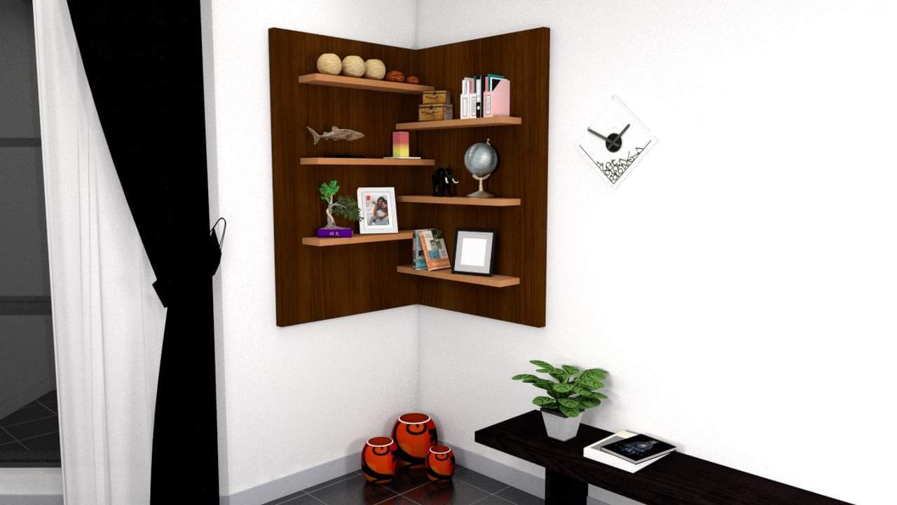 Wooden Corner Stand Pack - 3D Model by Noker