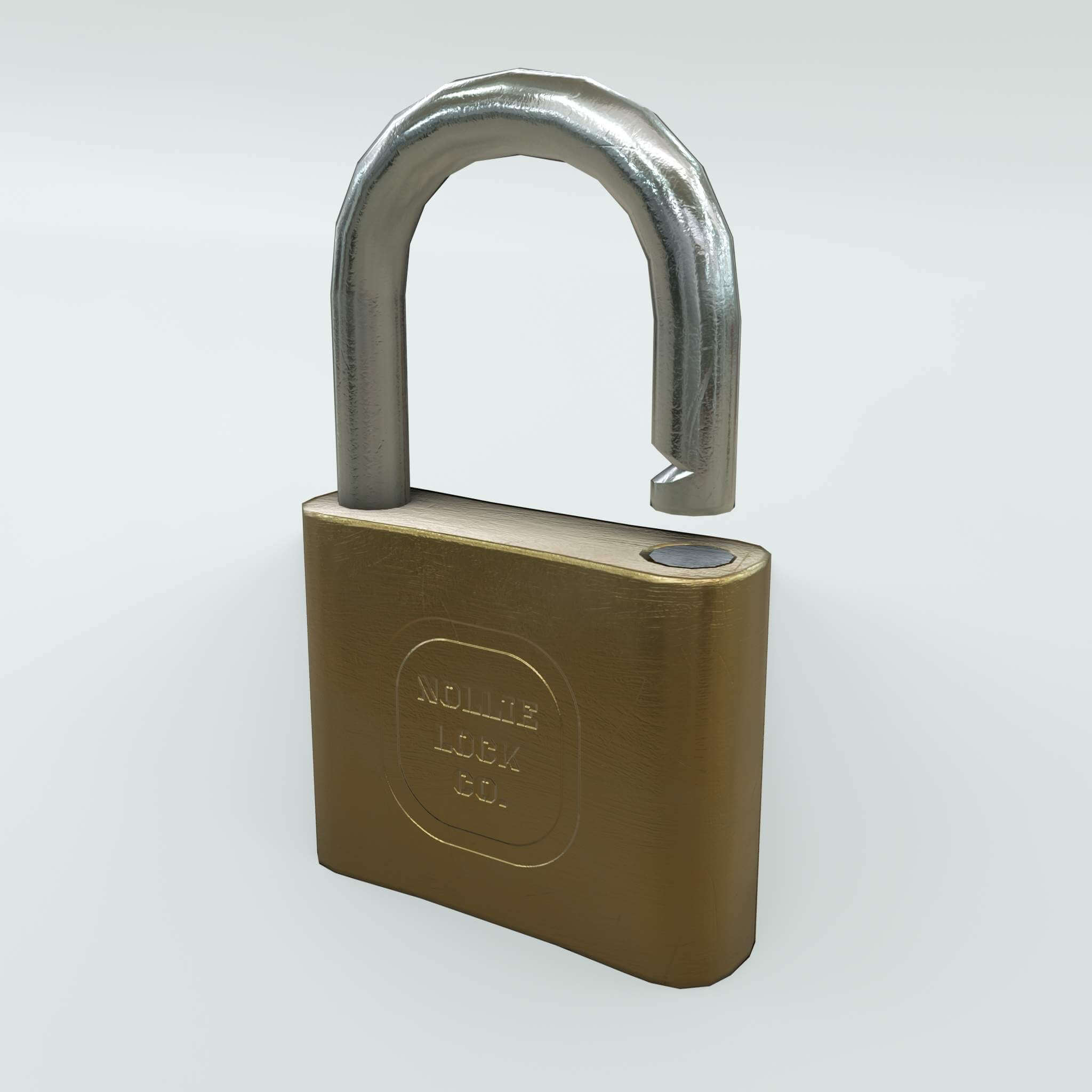 Padlock - Free 3D Model by NollieInward