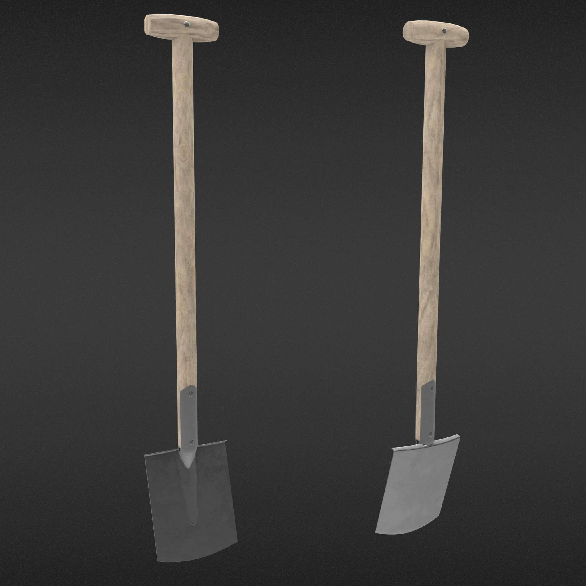 Shovel - Free 3D Model by NollieInward