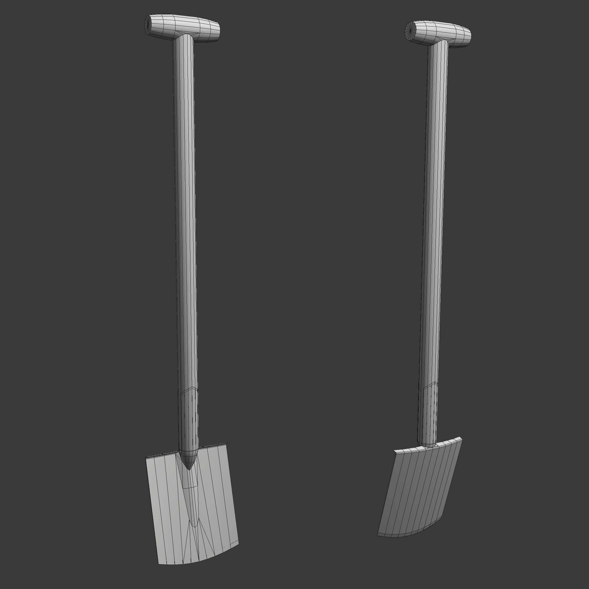 Shovel - Free 3D Model by NollieInward