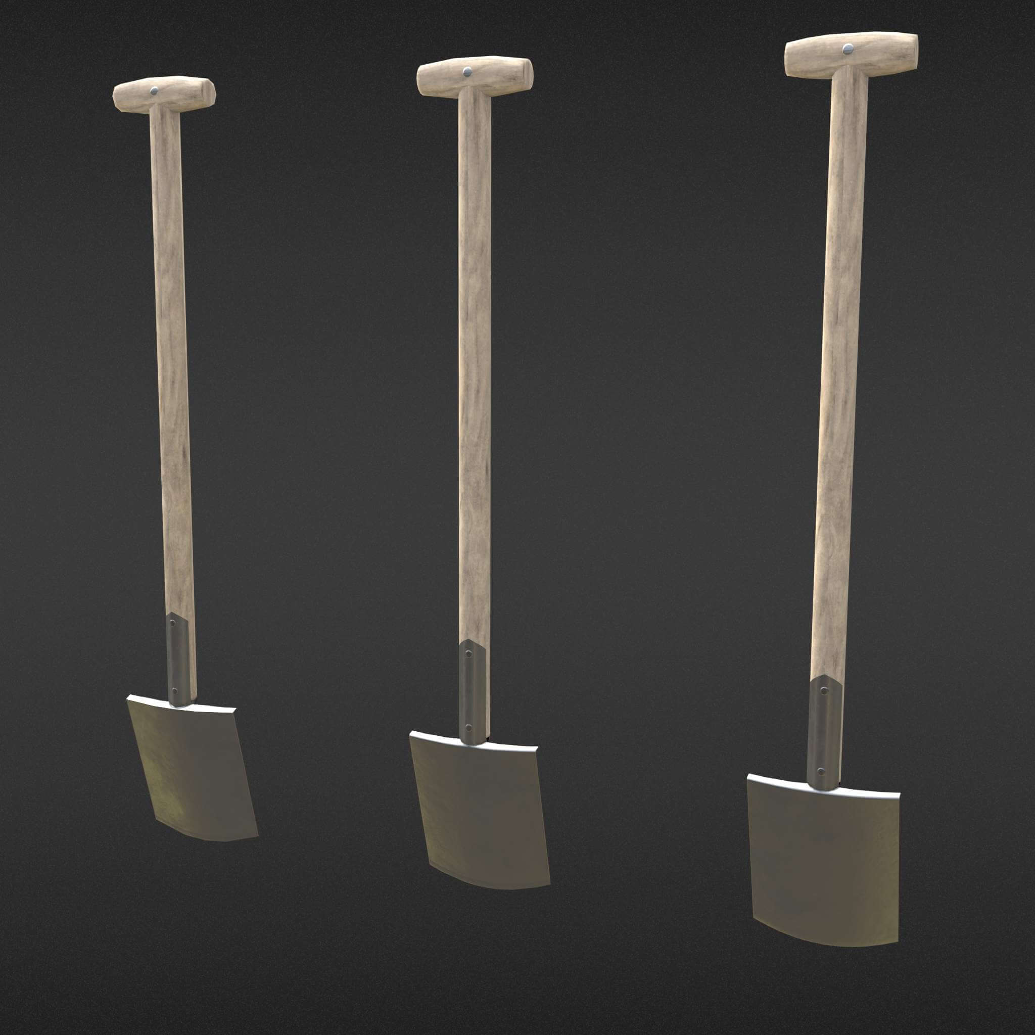Shovel - Free 3D Model by NollieInward