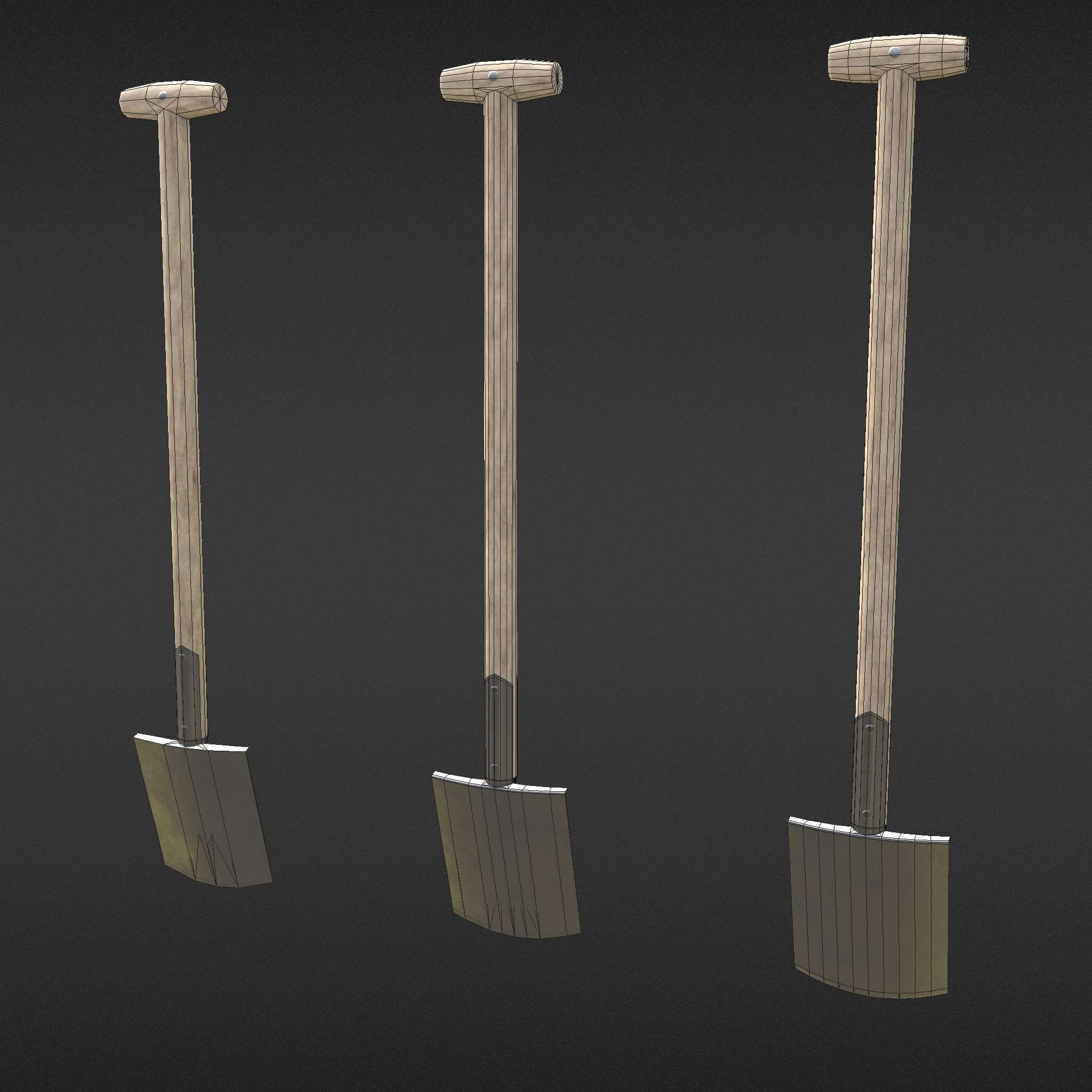 Shovel - Free 3D Model by NollieInward
