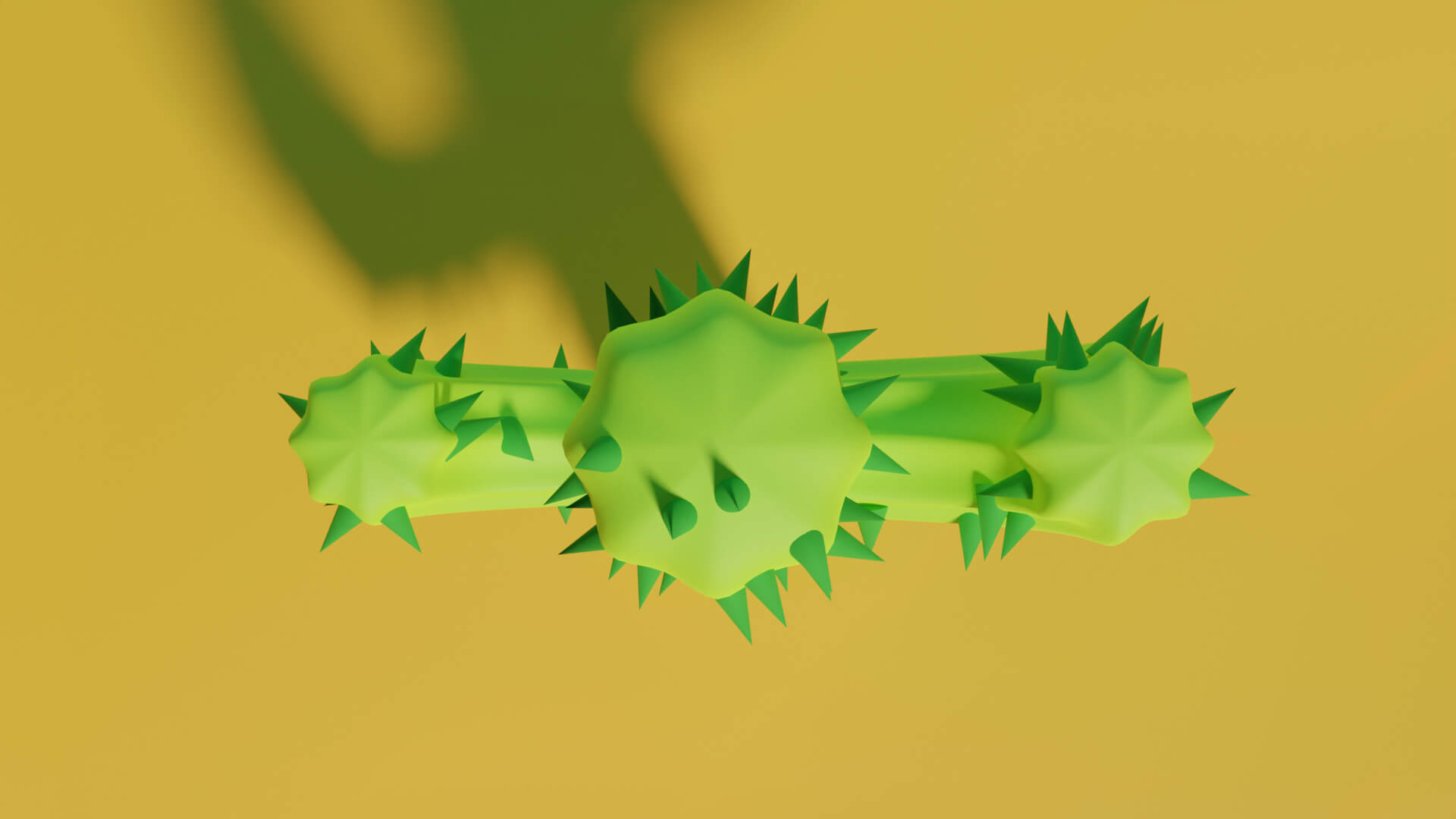 Cactus Model in Desert Scene by NomanKhalid