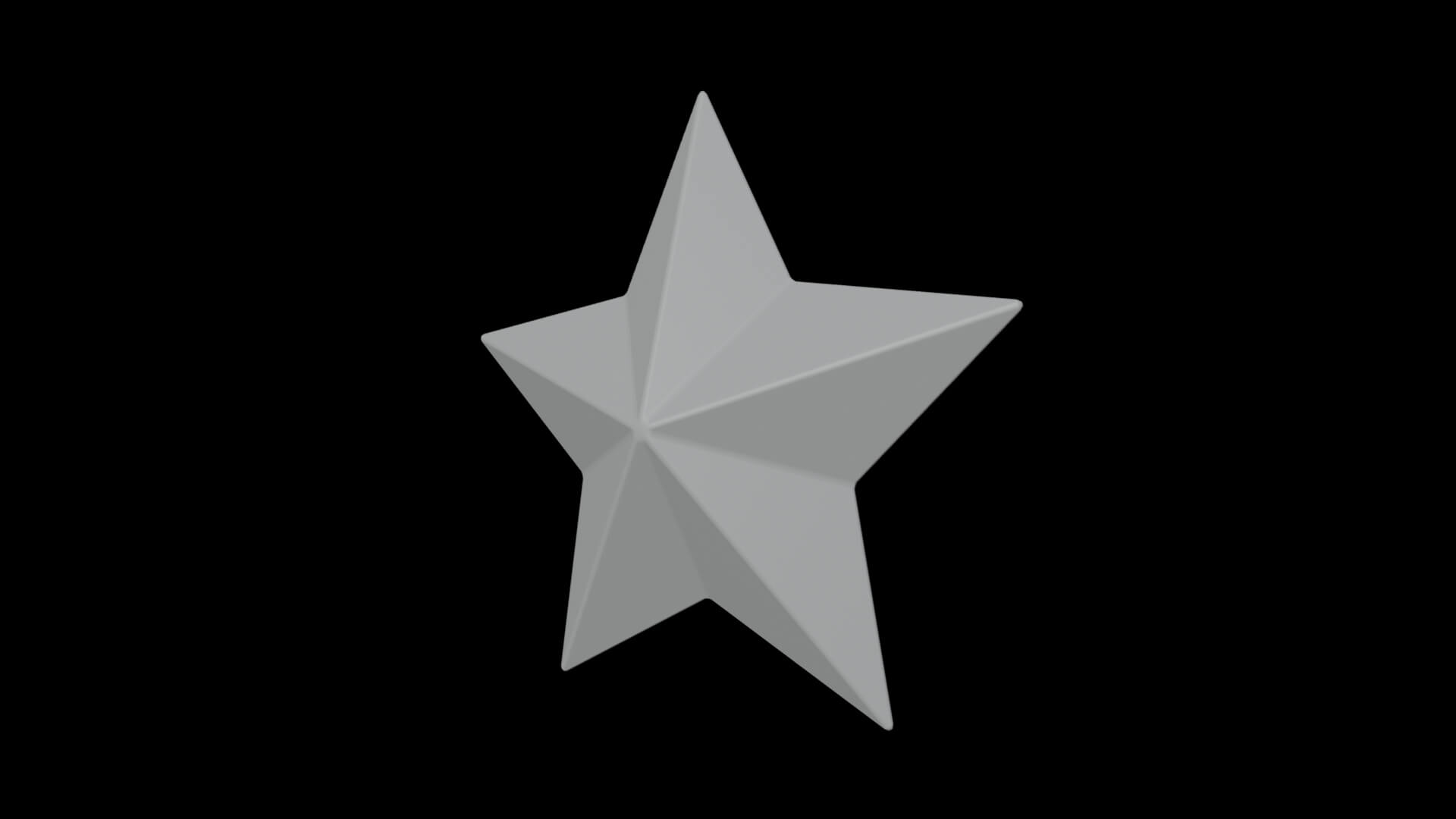 Low Poly Simple Star Model 3D Model by NomanKhalid