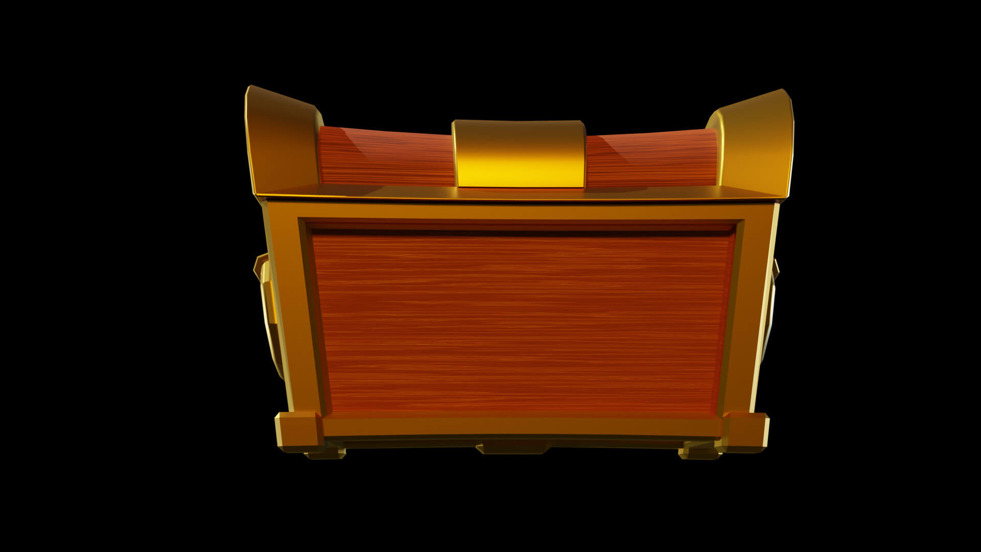 Low Poly Treasure Chest - 3D Model by NomanKhalid