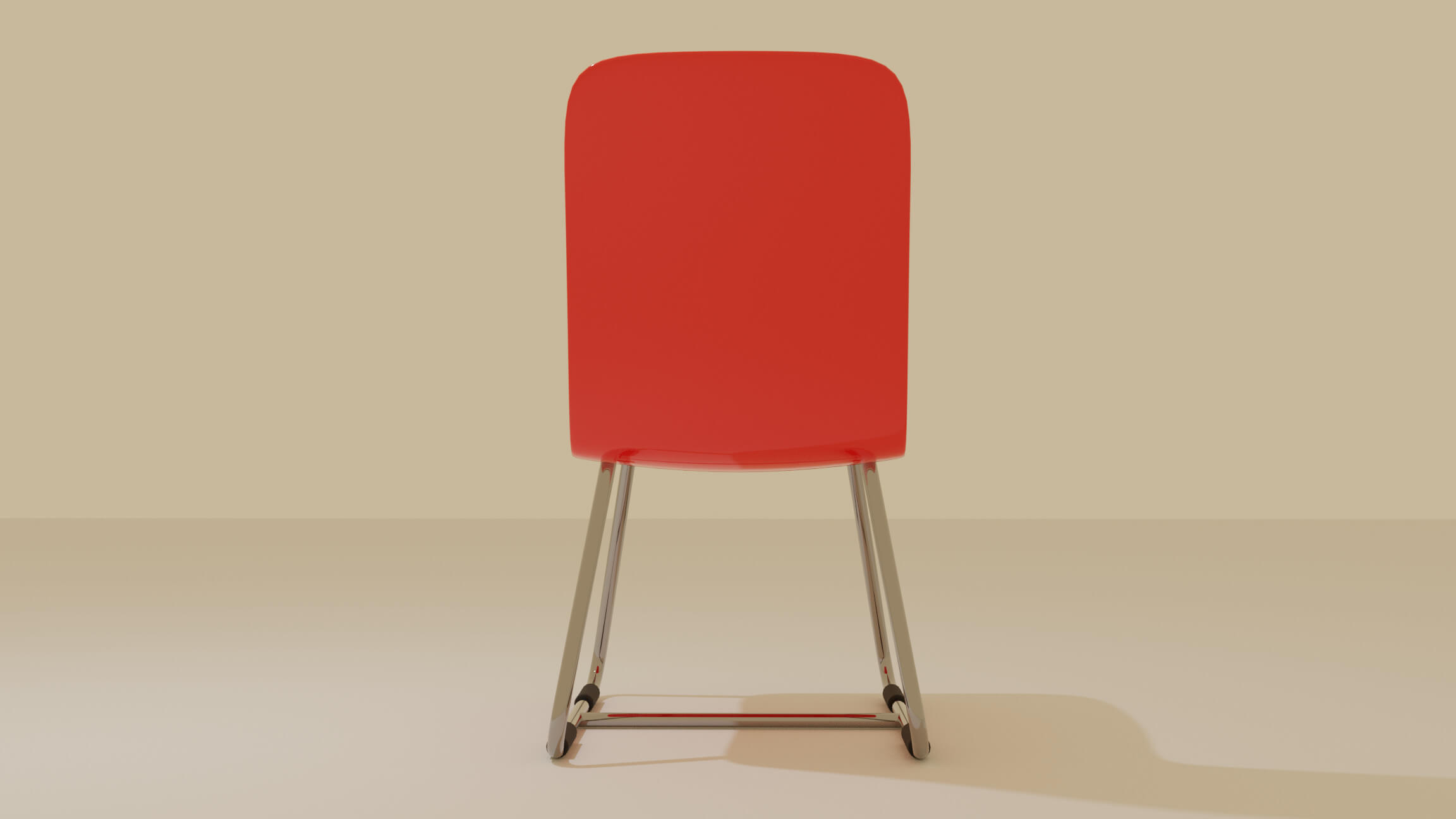 Red Chair - 3D Model by NomanKhalid