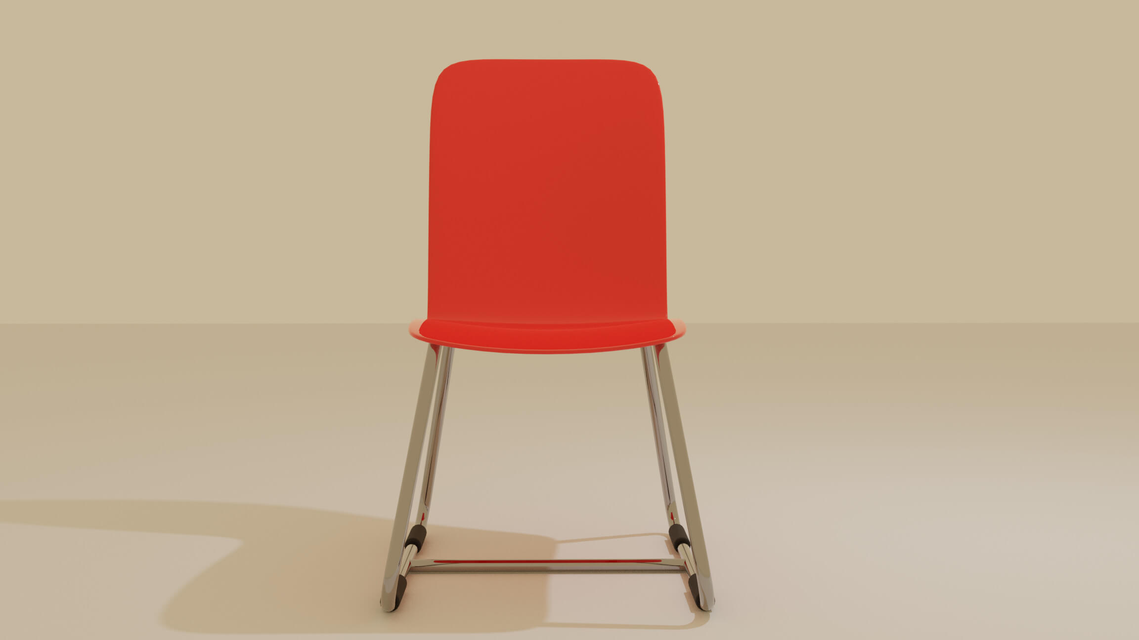 Red Chair - 3D Model by NomanKhalid