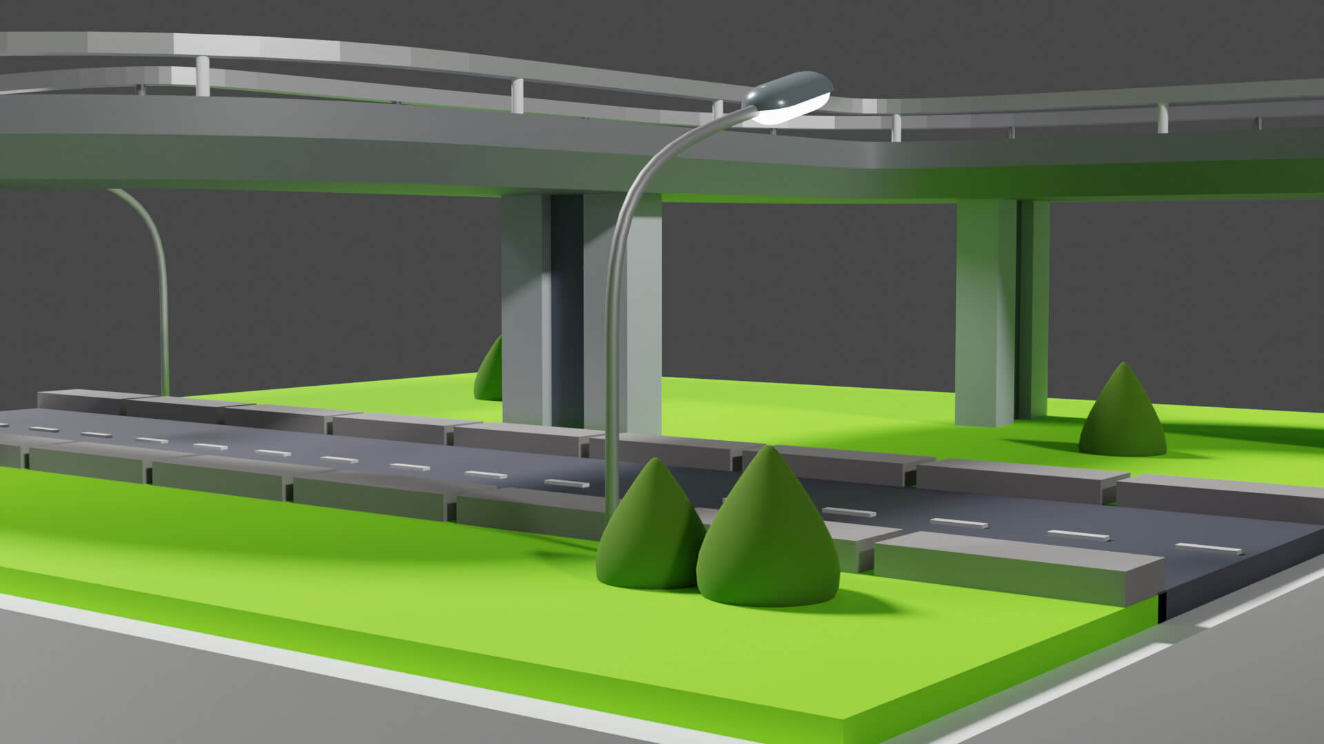 Stylized Isometric Bridge - 3D Model by NomanKhalid