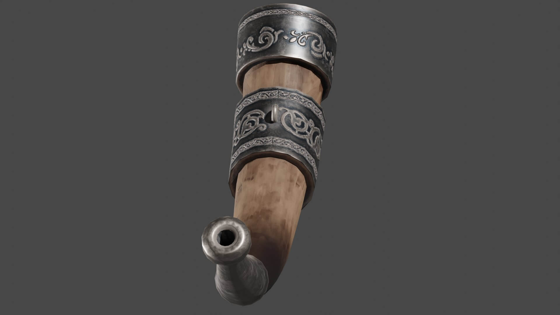Stylized Arabian Viking Horn - 3D Model by NomanKhalid