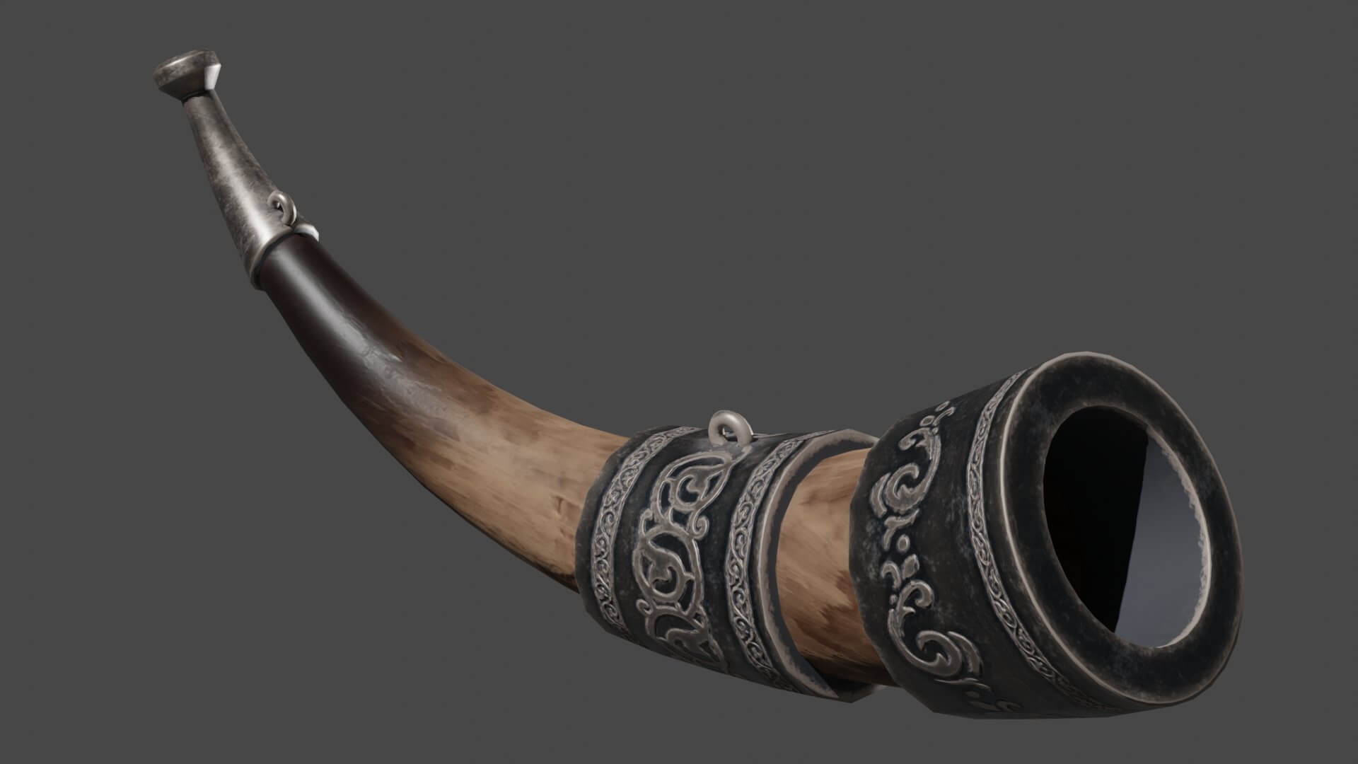 Stylized Arabian Viking Horn - 3D Model by NomanKhalid