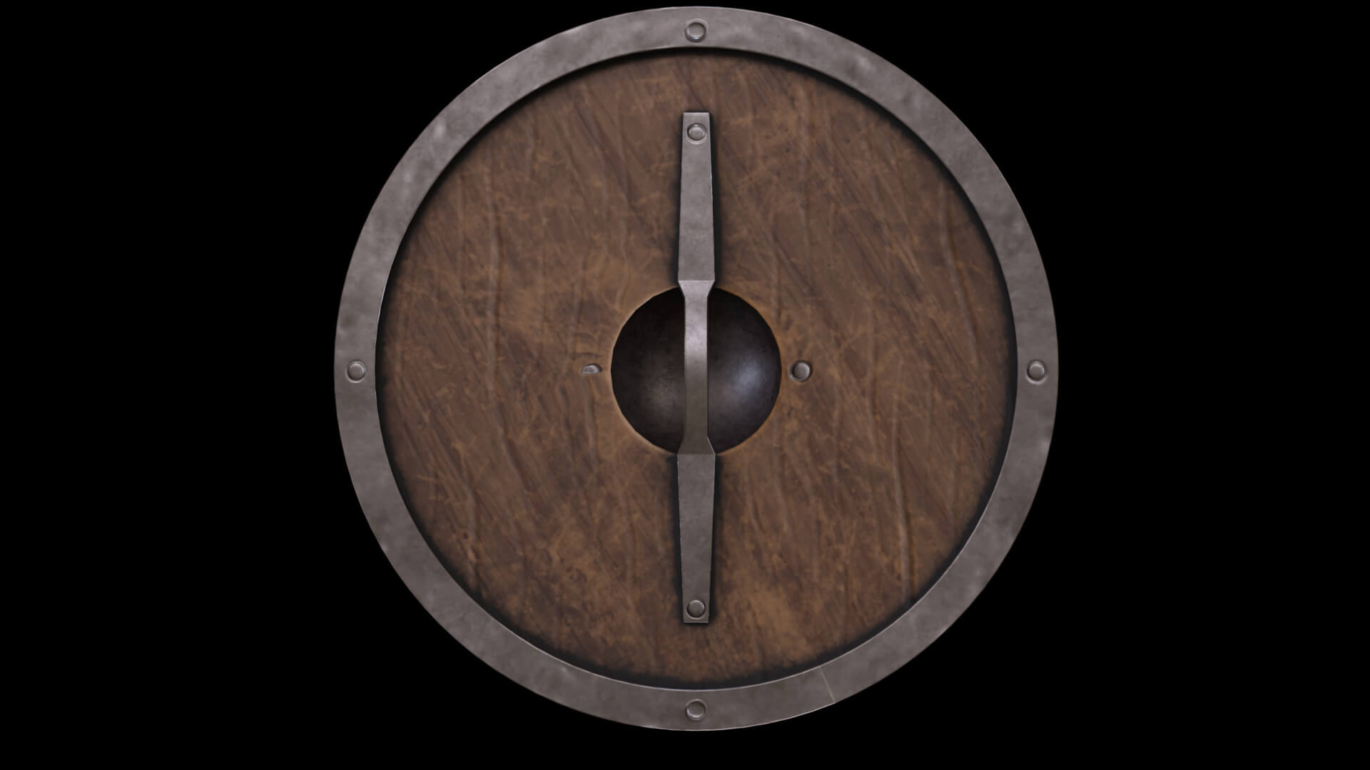 Stylized Viking Warriors Shield - 3D Model by NomanKhalid