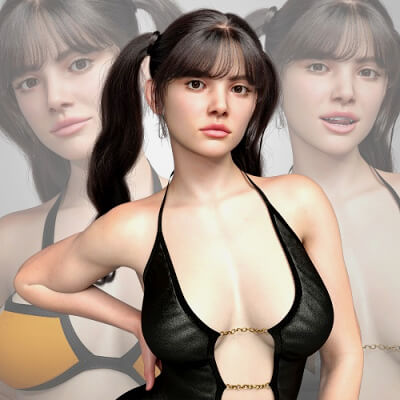 NP Alisha for Genesis 9 - Daz Content by NonaPlus