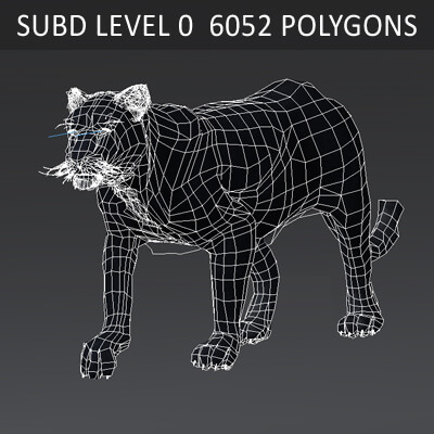 Animated Panther - 3D Model by NoneCG