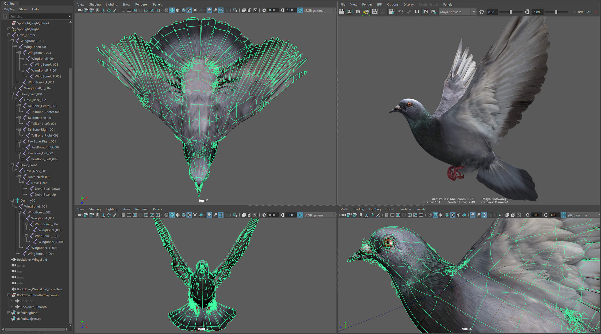 Animated Doves by NoneCG